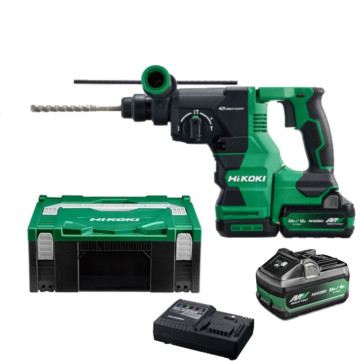 Hikoki DH1826DAWPZ akkus fúró-vésőkalapács 2,6J 18V